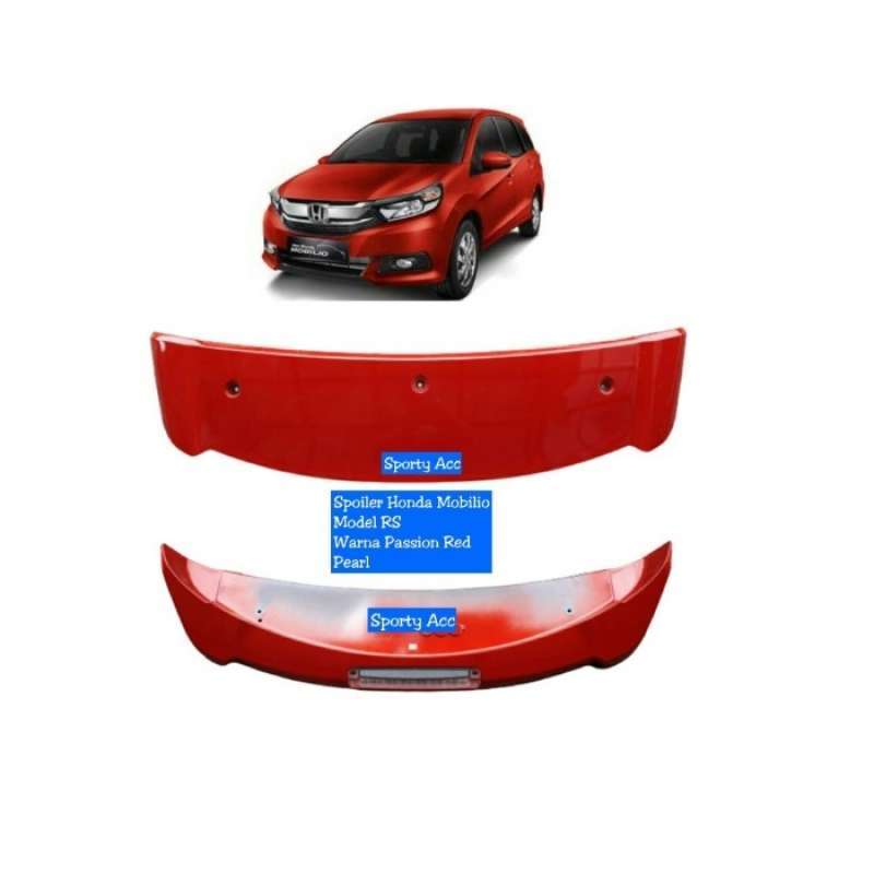 Promo Oem Spoiler With Lampu Rem Model Rs For Honda Mobilio - Passion ...