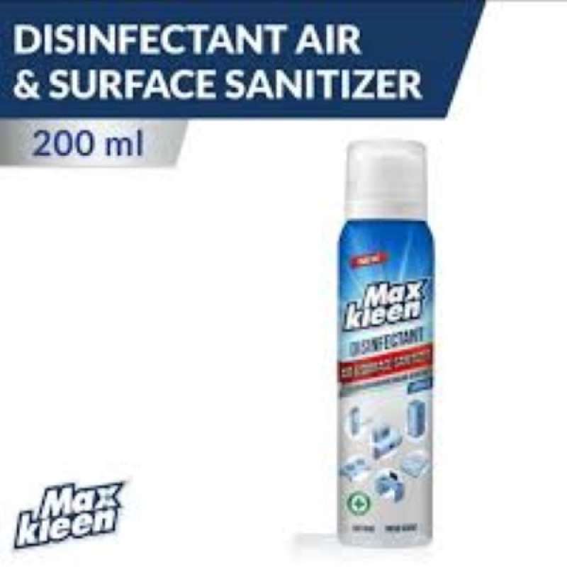 Jual Maxkleen Disinfectant Air Spray And Surface Sanitizer Aerosol 200 ...