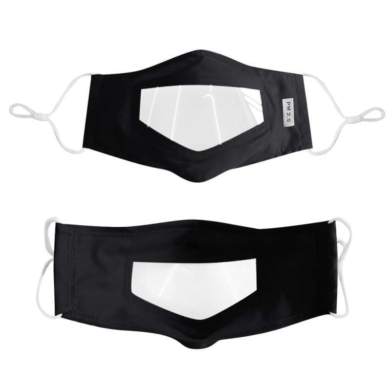 Jual Fashion Deal Adult Mask With Clear Window Visible Expression For ...