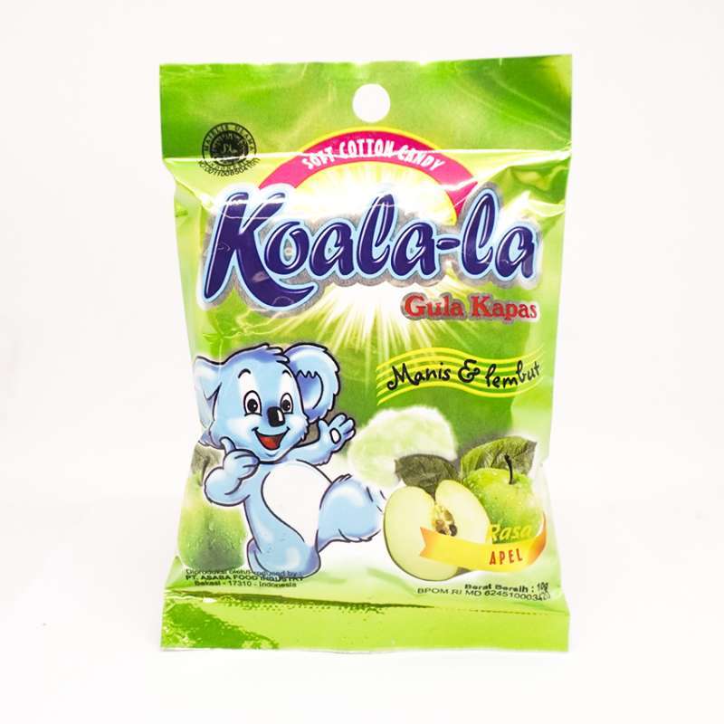 Promo KOALA-LA SOFT COTTON CANDY RASA APEL 10GR - PERMEN GULA KAPAS ...