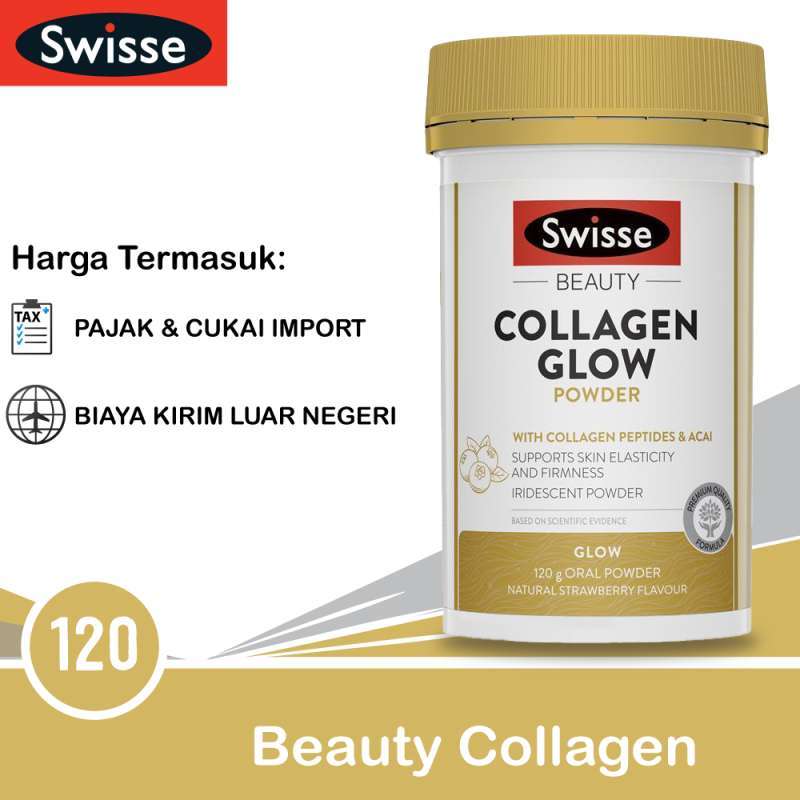 Promo Swisse Beauty Collagen Glow Powder [120g] Diskon 16% di Seller ...