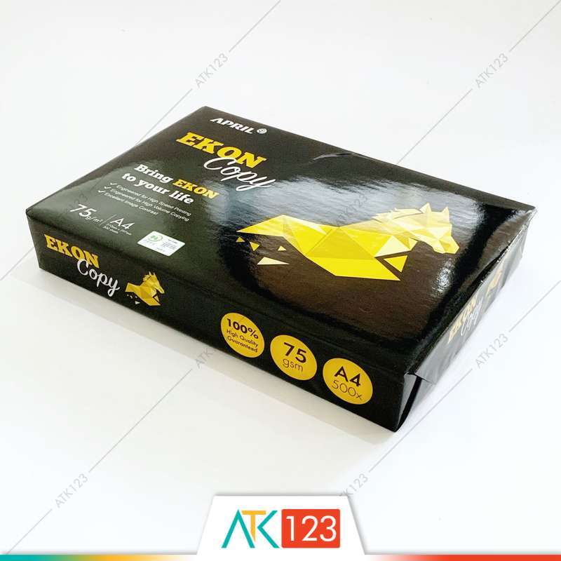 Jual Kertas HVS A4 75 gsm - Ekon Copy - White di Seller ATK123 ...