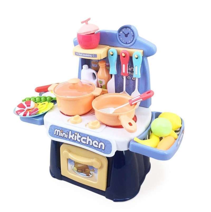 Jual Mainan MINI ELECTRONIC KITCHEN 888-19 Kitchen Set Anak isi 26pcs ...