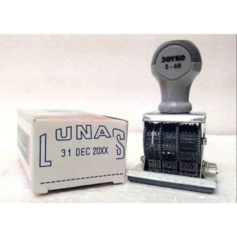 Jual Date Stamp Stempel Tanggal Lunas Joyko S-68 ( PCS ) di Seller WIKI ...