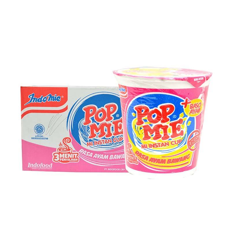 Jual Pop Mie Kuah Rasa Ayam Bawang Makanan Instan [24 pcs] di Seller ...