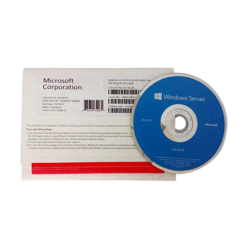 Jual Microsoft Windows Server 2012 R2 X64 Standart Original Software Di ...