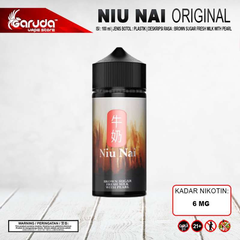 Jual Liquid Niu Nai Series Pod Packers 6MG 100ml Bercukai ORIGINAL di ...
