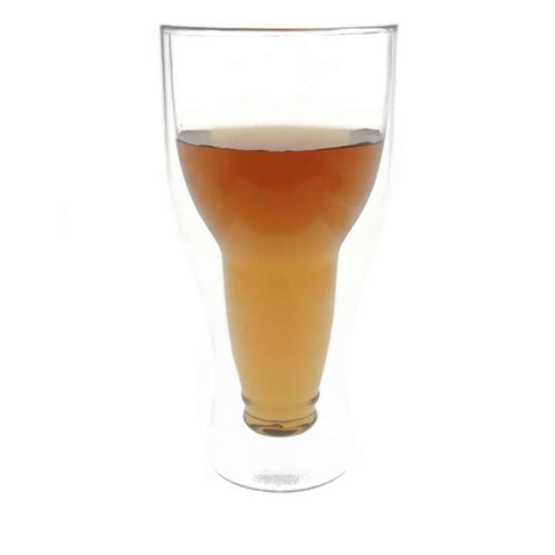 Jual DOUBLE WALL GLASS BOTTLE ( GELAS KACA DINDING GANDA BENTUK BOTOL ...