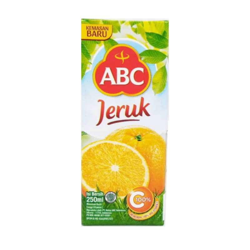 Jual ABC Orange Juice 250ml Kotak di Seller Dropezy Official Store ...