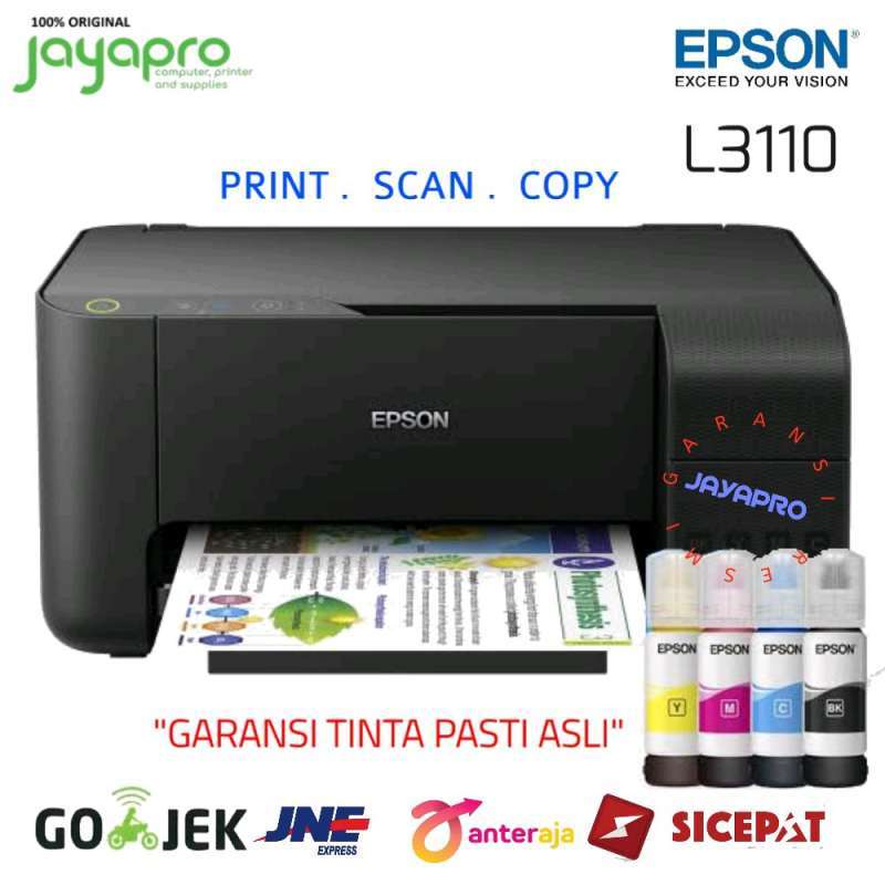 Jual Epson L3110 Ecotank Multifungsi Printer [print/ Scan/ Copy] Di ...