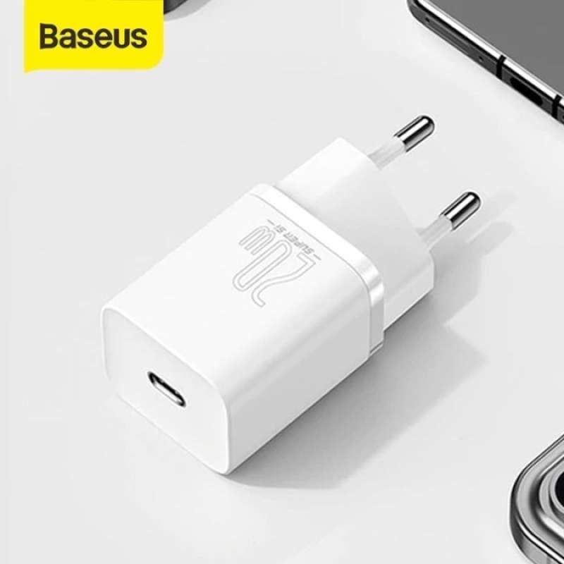 Jual Baseus Charger USB Type C Iphone 12 Fast Charge Mini 20W Adaptor ...