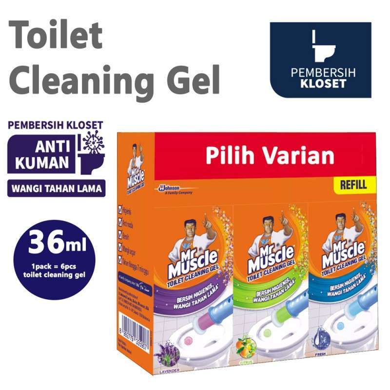 Promo Mr Muscle Toilet Cleaning Gel Refill 36 Ml - Citrus - Lavender ...