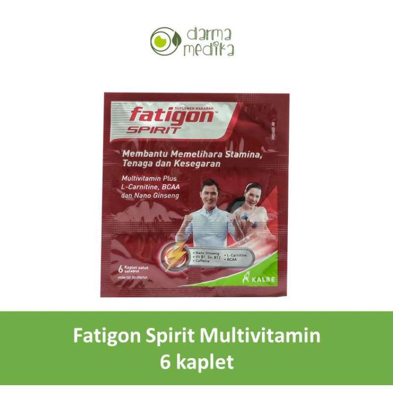 Jual Fatigon Spirit Multivitamin Stamina Tubuh [1 Strip] Di Seller ...