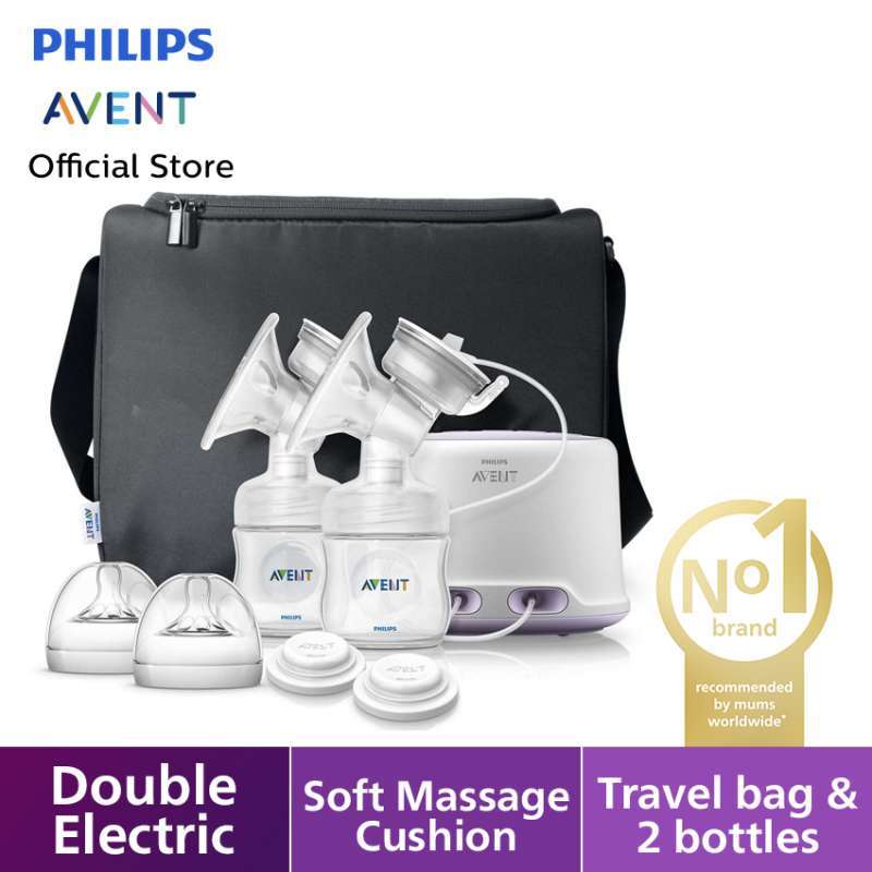 Promo Philips Avent Twin Electric Breast Pump SCF334/31 Pompa ASI ...