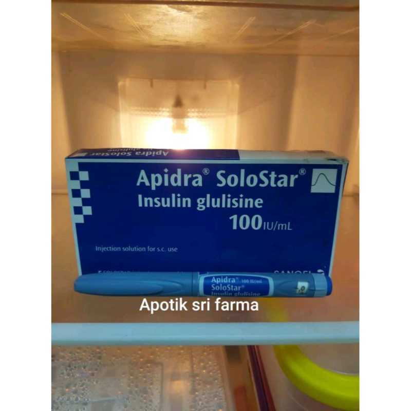 Jual Sanofi Aventis Apidra solostar 100iu/ml Obat Diabetes [1 Pen] di ...