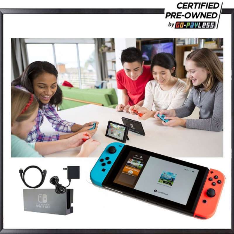 Jual Nintendo Switch Console V1 [PRE-OWNED] + Joycon + Docking (OFW) di Seller GoPayLess ...