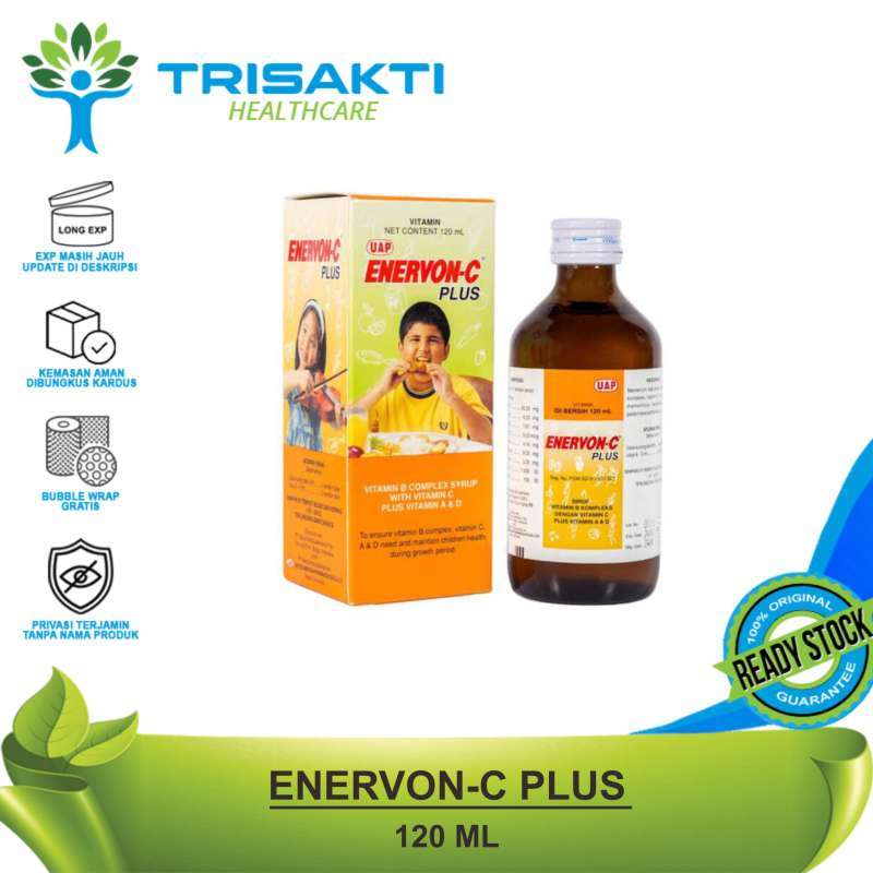 Promo Enervon C Plus Syrup - Kids Multivitamin Diskon 37% di Seller ...