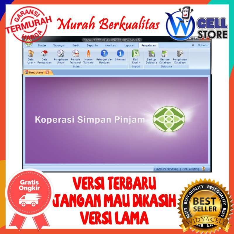 Jual Software Program Aplikasi Koperasi Simpan Pinjam Koperasi 4.0.0.7 ...