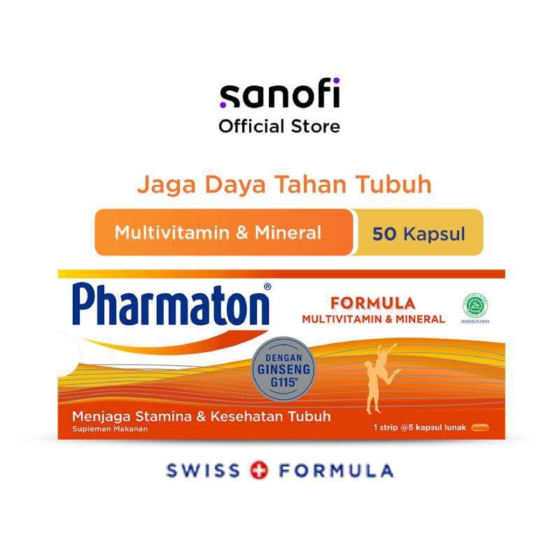 Jual Pharmaton Formula Multivitamin Supplement [10S x 5] di Seller ...