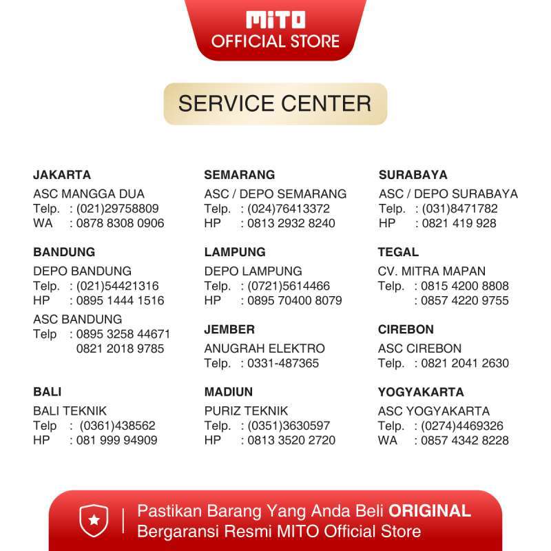 Jual Air Digital Fryer Mito Af1 - White Di Seller Mito Electronic ...