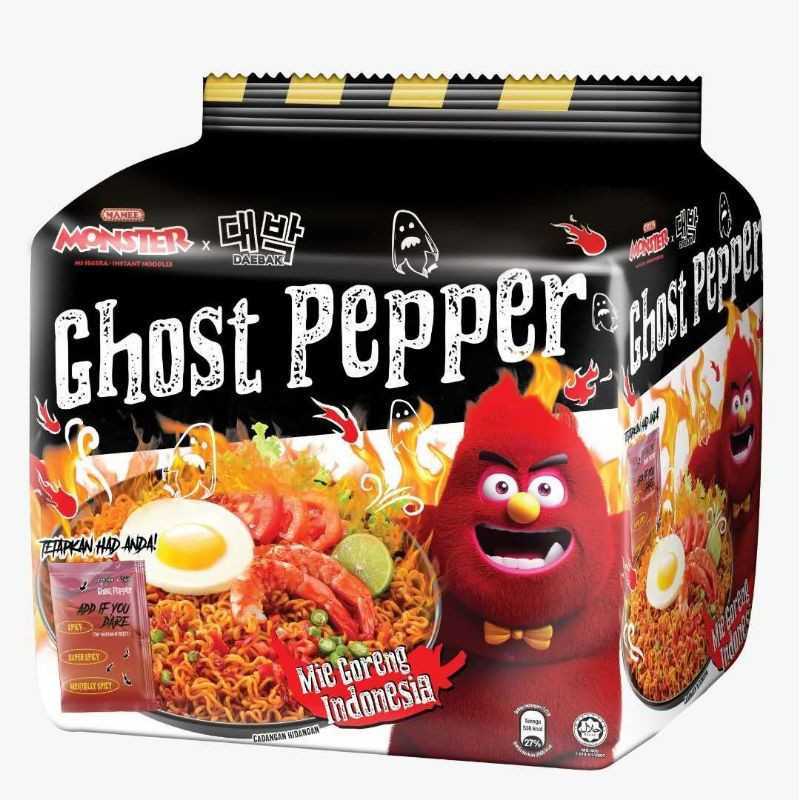 Promo Mi Instant Mamee Monster Ghost Pepper Mie Goreng Indonesia 4 X ...