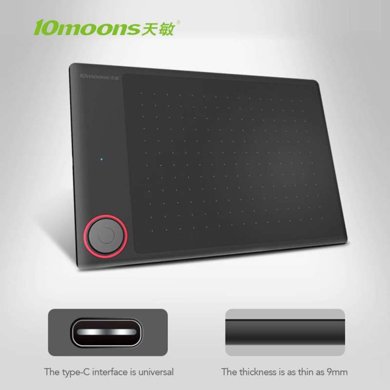 Jual 10moons G30 Graphics Digital Drawing Tablet With Pen Stylus Di ...