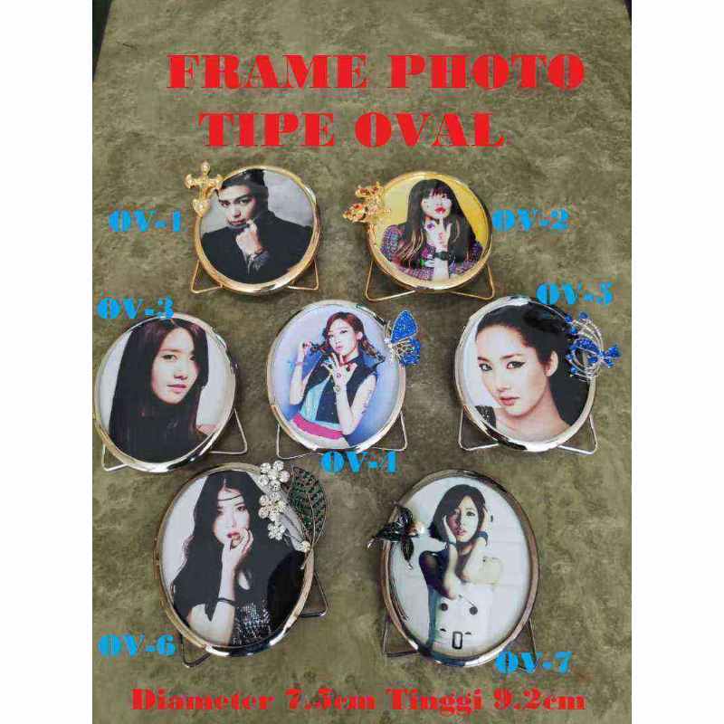 Jual VINTAGE FRAME PHOTO TYPE OVAL FOTO FRAME BINGKAI FOTO UNIK BENTUK ...