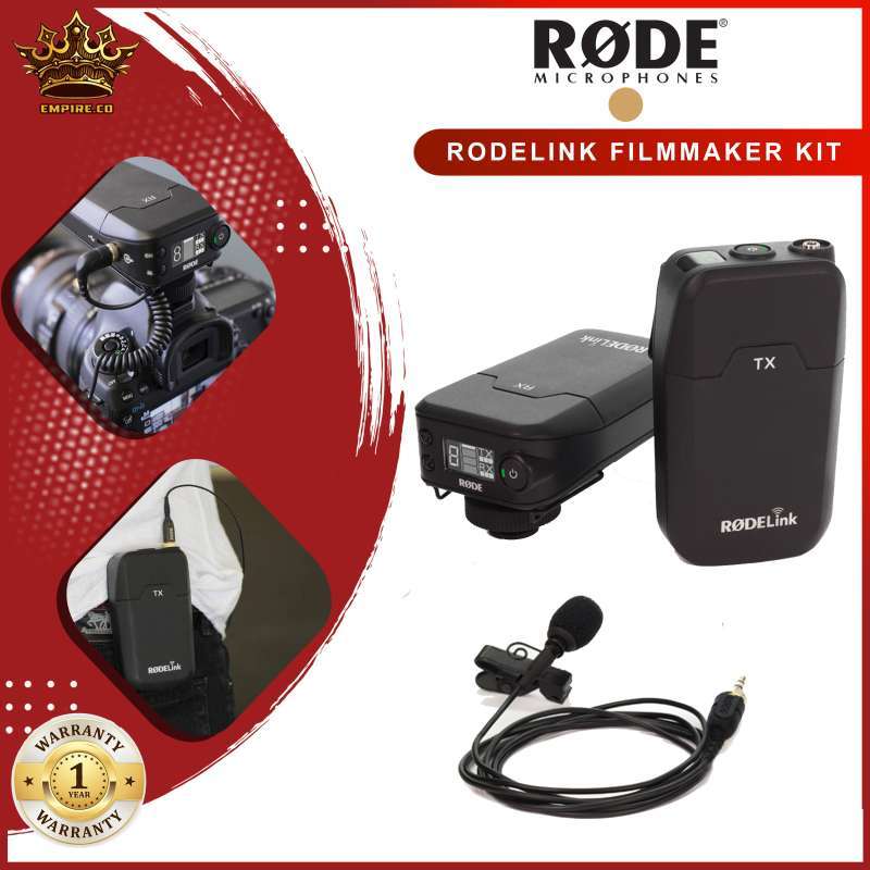 Jual Rode Filmmaker Kit Digital Camera-Mount Wireless Lavalier ...