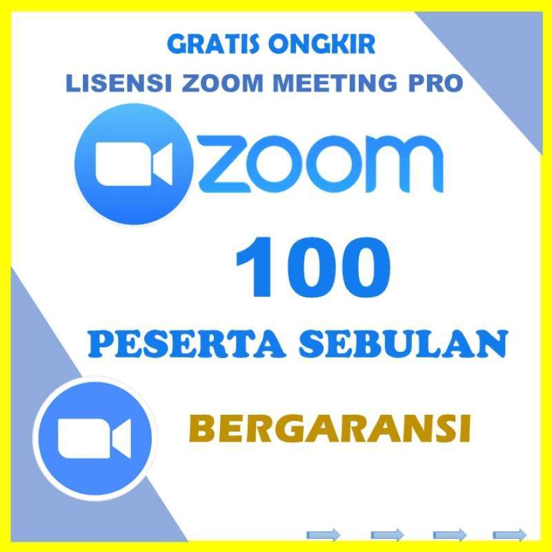 Jual Zoom Meeting Premium 100 Peserta Masa Aktif 1 Bulan Di Seller Zoom ...