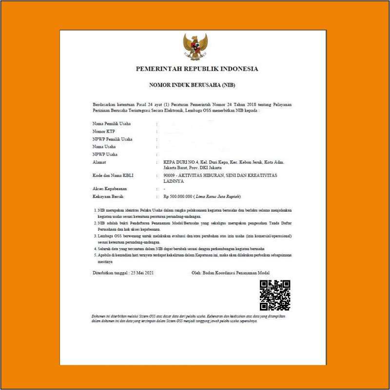 Jual Jasa Pembuatan Ijin Usaha Iumk Dan Nib Di Seller Ditastore ...