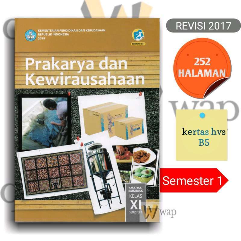 Jual Buku Prakarya dan Kewirausahaan Kelas 11 SMA Semester 1 K13 Revisi 2017 2018 Kurtilas di ...