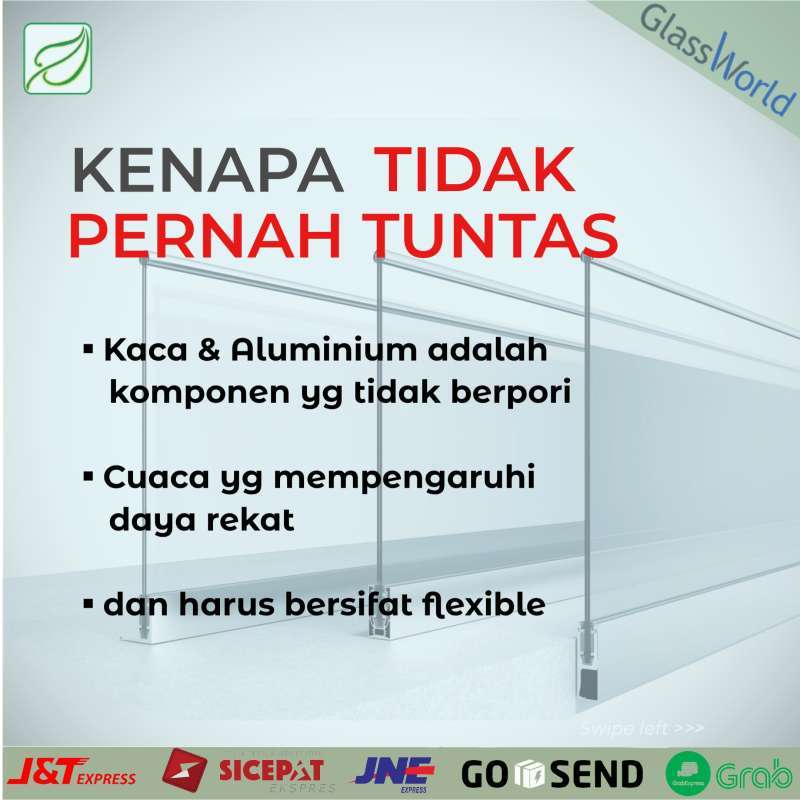 Jual SIKASIL 701 Silikon Sealant Kaca & Aluminium di Seller Green Mile ...
