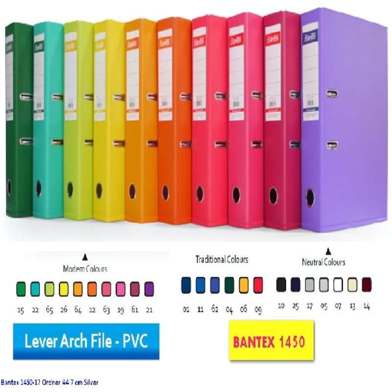 Jual ORDNER BANTEX 1450 UKURAN A4 ( PCS ) MULTICOLOUR di Seller WIKI ...