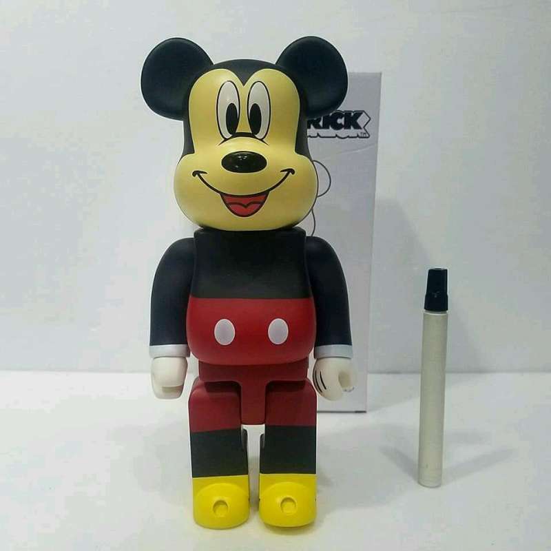 Jual Mainan Vinyl Bear Brick Mickey Mouse Bear Brick 400% Tinggi ...