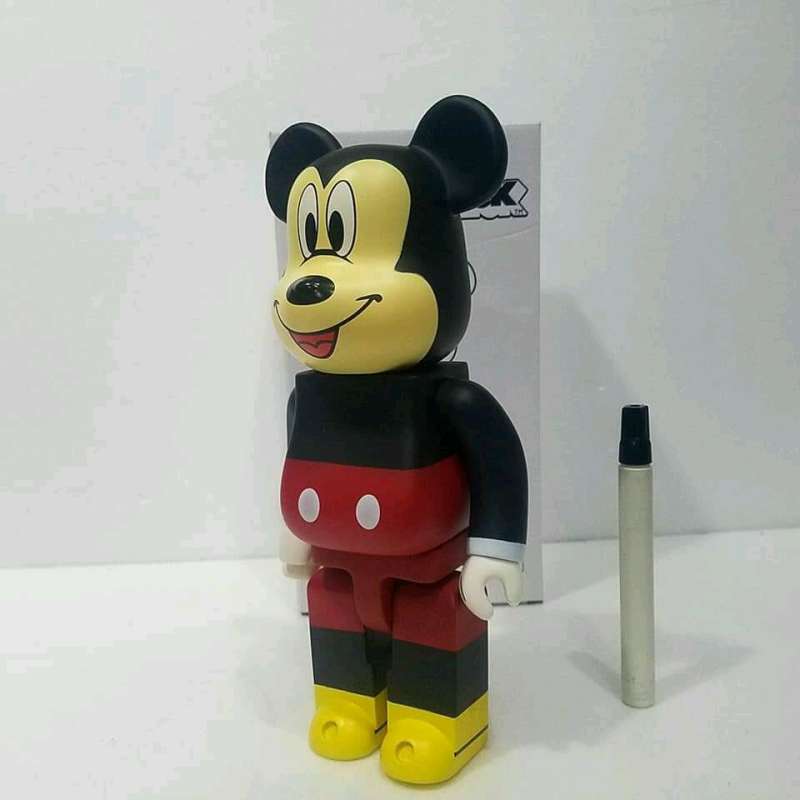 Jual Mainan Vinyl Bear Brick Mickey Mouse Bear Brick 400% Tinggi ...