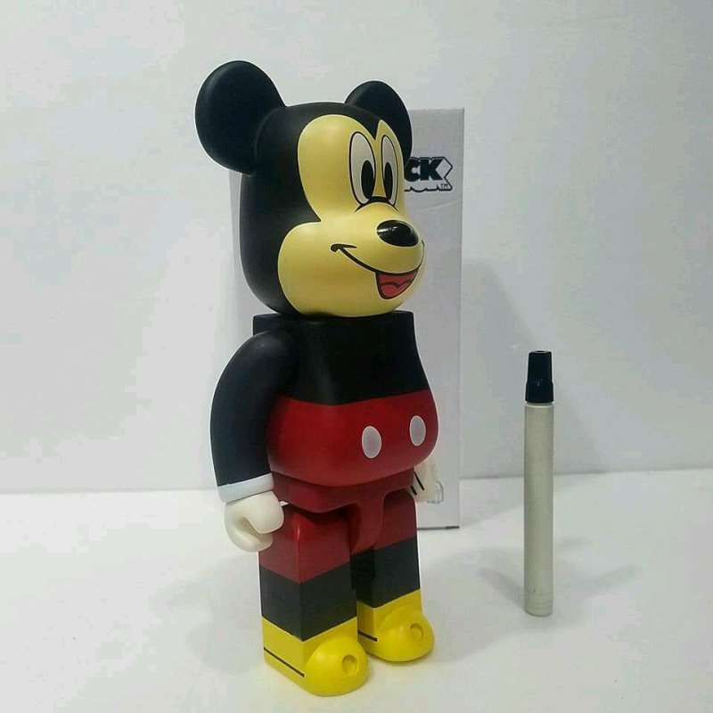 Jual Mainan Vinyl Bear Brick Mickey Mouse Bear Brick 400% Tinggi ...