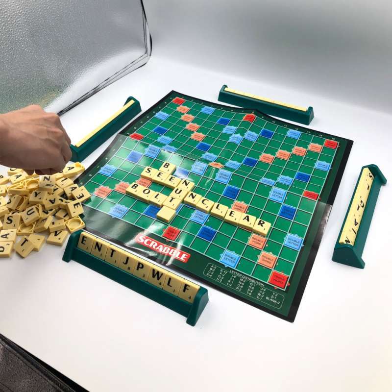 Jual Scrabble Game Board Permainan Susun Kata Original di Seller ...