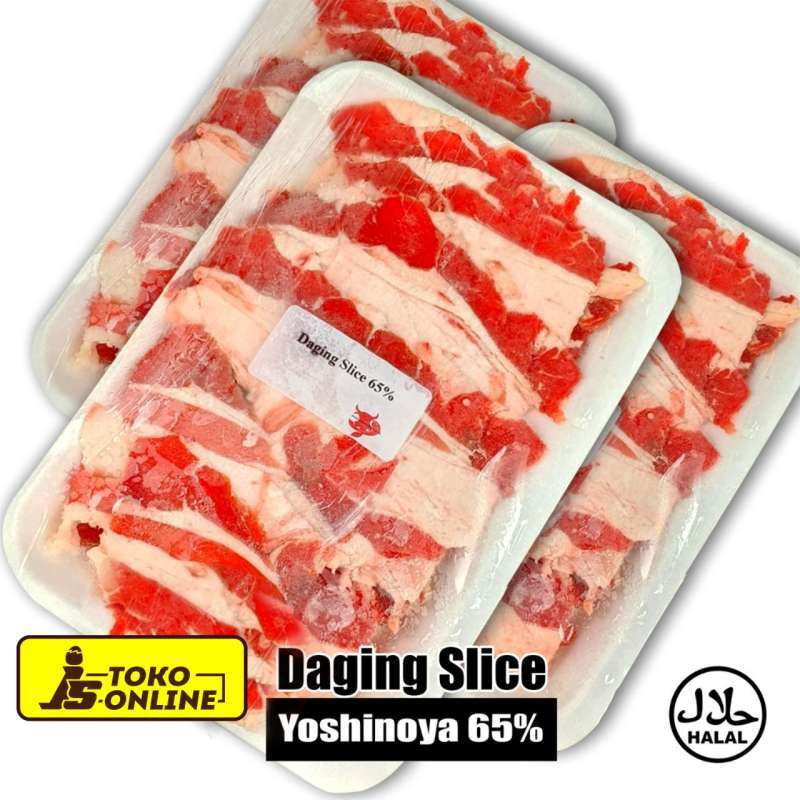 Jual DAGING SLICE / SHORTPLATE BEEF YOSHINOYA 500GR di Seller SAJIRA ...