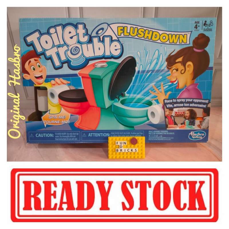 Promo Hasbro Board Game Toilet Trouble Flushdown Diskon 58% di Seller ...