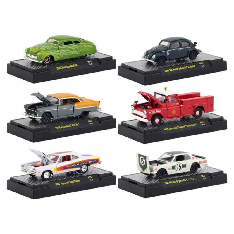 Jual Auto Shows 6 piece Set Release 55 IN DISPLAY CASES 1-64 Diecast ...