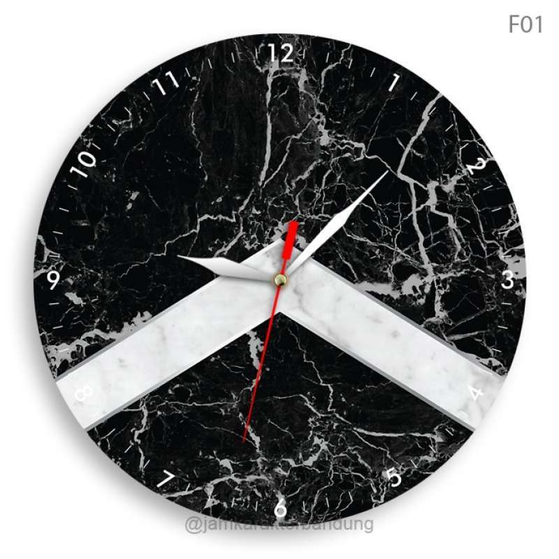 Jual Jam Dinding Minimalis Kayu Custom Scandinavian Retro Vintage F ...