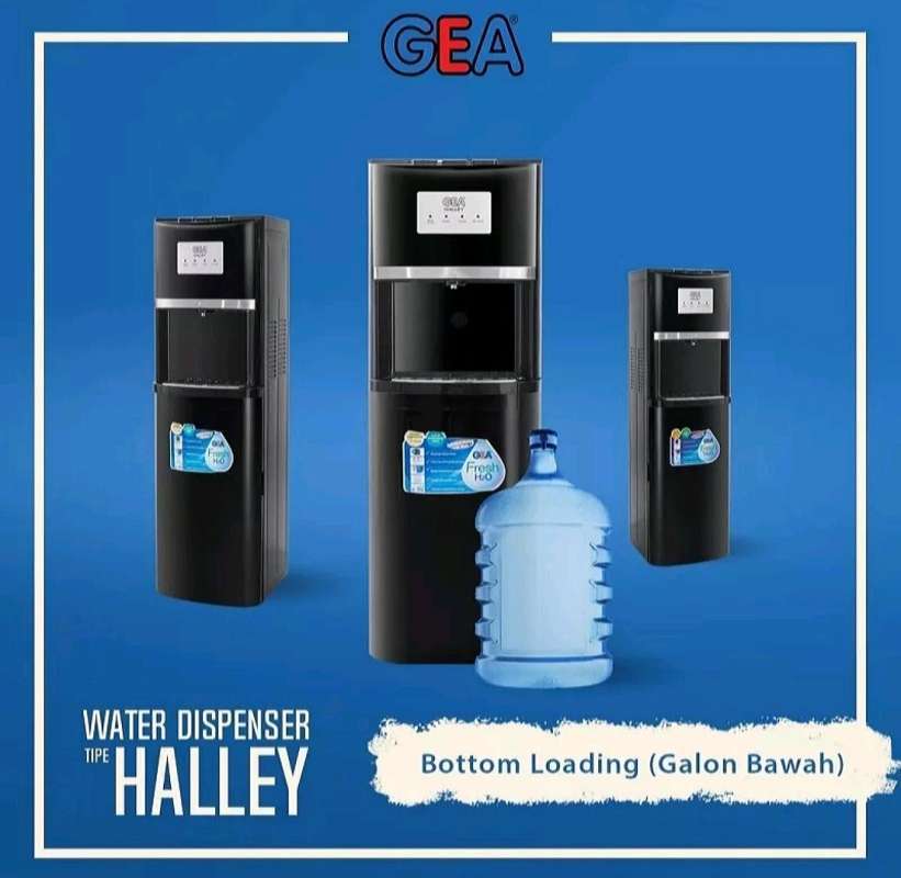 Jual Gea Halley Dispenser Galon Bawah Kompresor Stainless Steel 190 ...