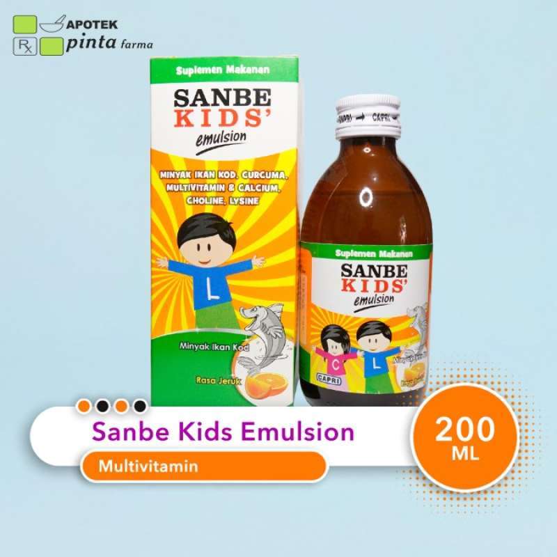 Jual Sanbe Kids Emulsion 200 Ml Di Seller Apotek Pinta Farma ...