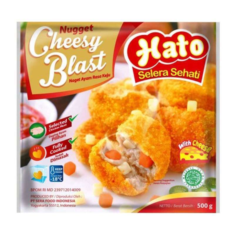 Promo HATO CHICKEN CHEESY BLAST 500 GR - NUGGET Diskon 10% di Seller ...