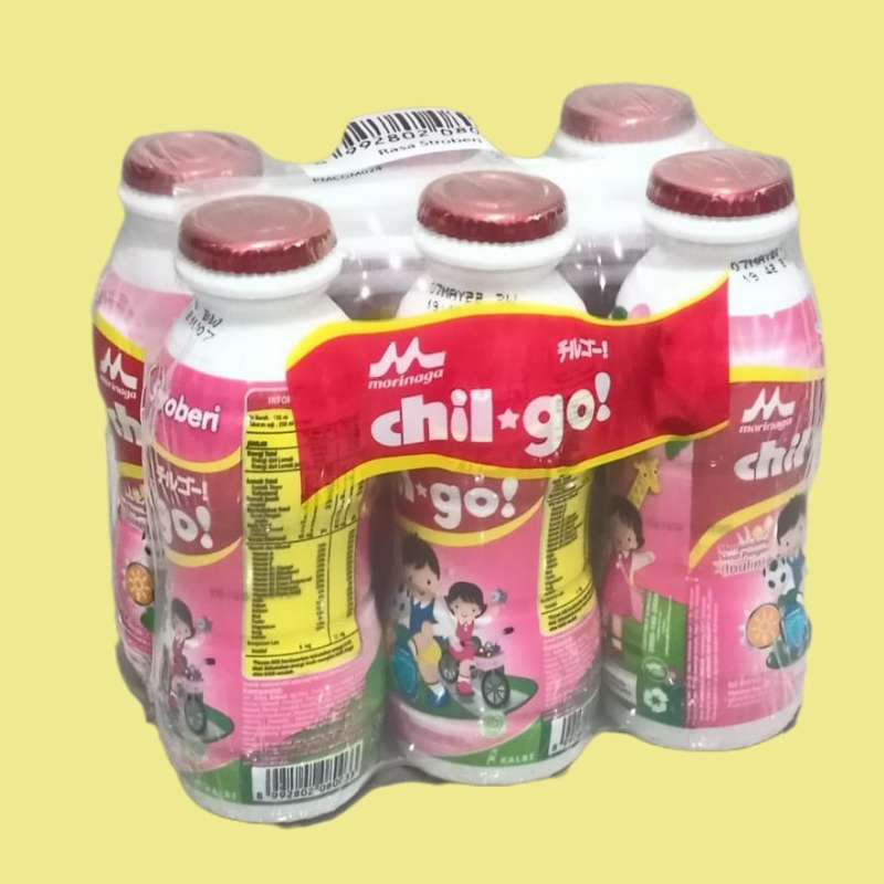 Jual Morinaga Chil Go Susu UHT Strawberry 130ml [ 6 botol/shrink] di Seller Adhins Smart Shop ...