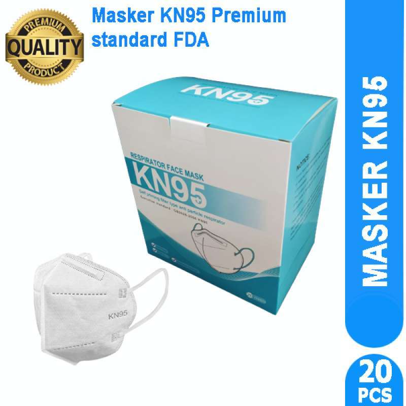 Jual Masker KN 95 PREMIUM standard FDA [ 1Box isi 20Pcs ] di Seller ...