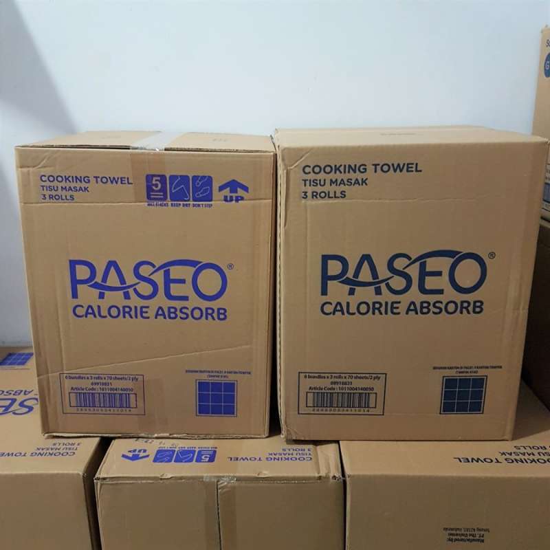 Promo Paseo Tissue Dapur Isi 3 Roll-1 Dus-grab Gojek Only Diskon 8% Di ...