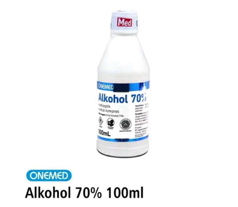 Jual Alkohol 70% 100ml OneMed Alcohol 70% 100ml Onemed di Seller Jogja ...