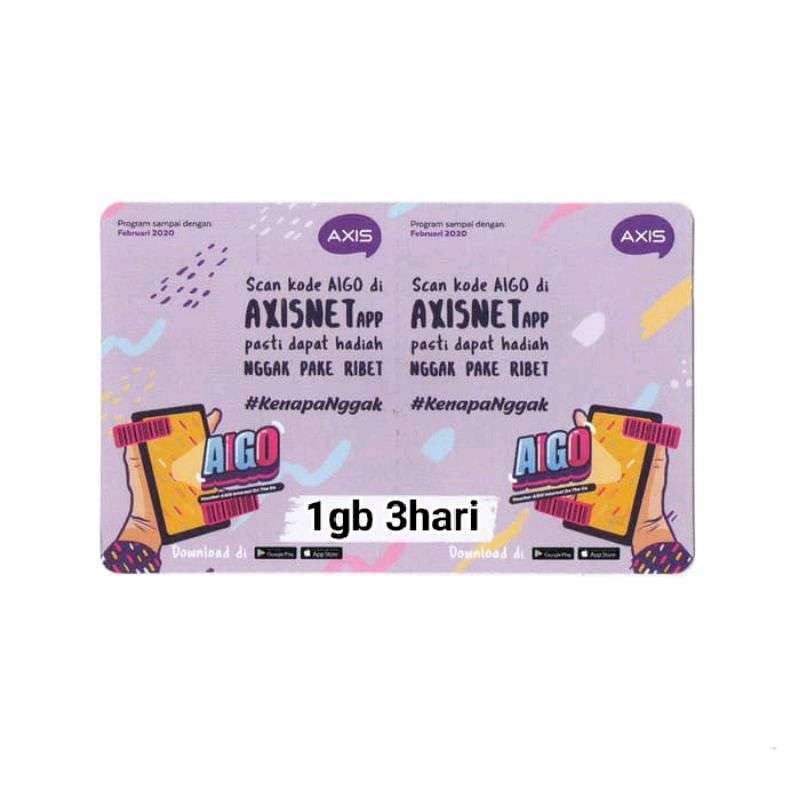 Jual Voucher Axis 3 Hari Spesifikasi Original, Murah & Diskon Harga ...