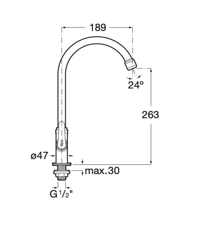 Promo Kran Dapur Kitchen Faucet Roca Cadena Diskon 1% Di Seller Delux ...